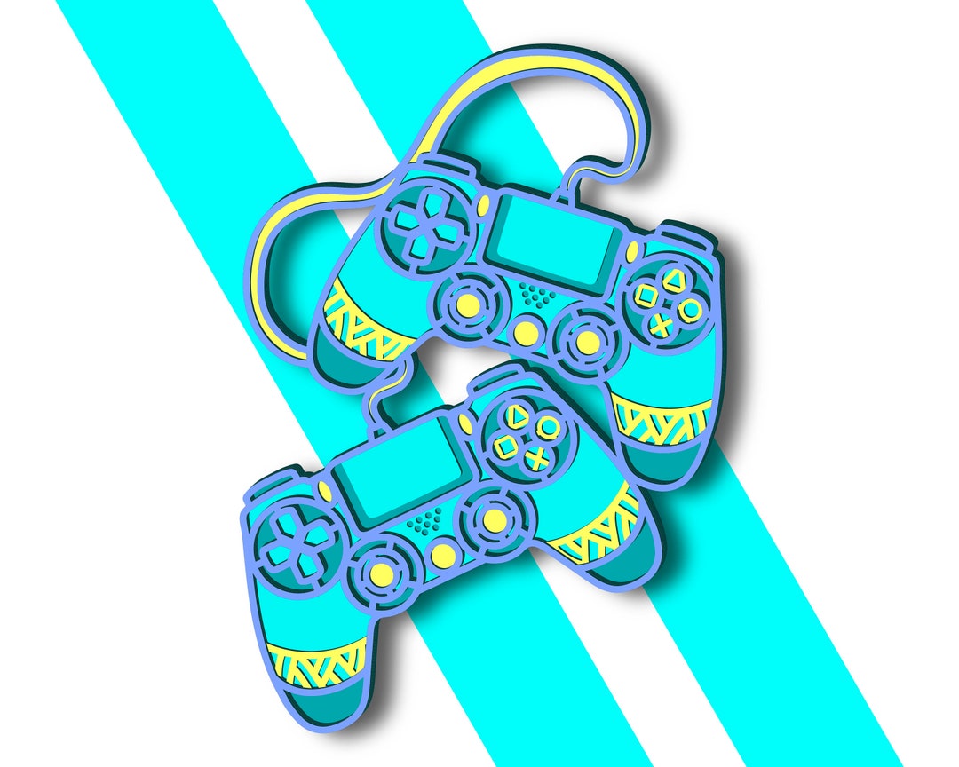 Game Controller Mandala SVG/ Game Controller CNC/ Multilayer Svg ...