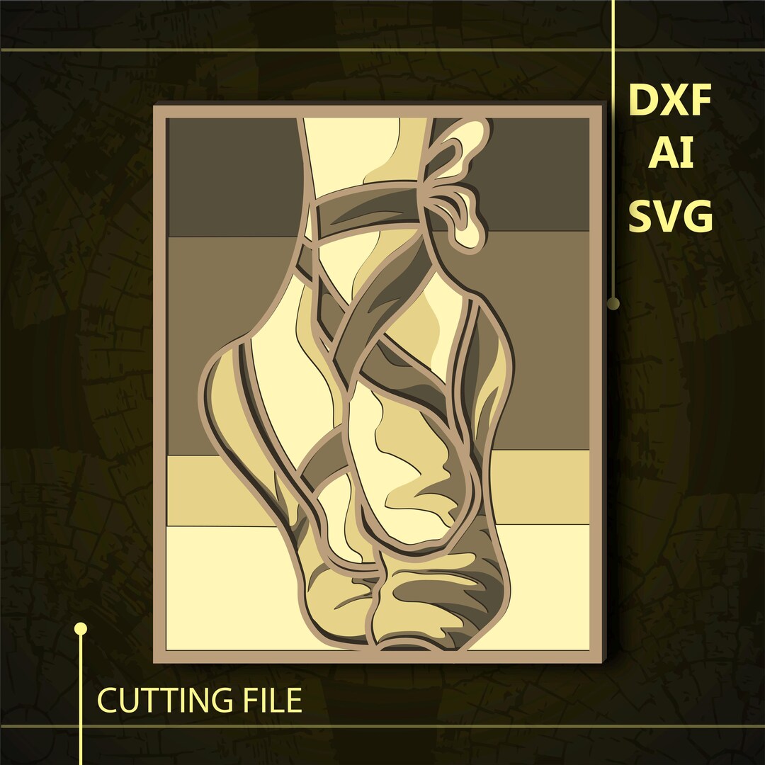 Ballet Multilayer SVG. CNC. Cricut. Paper Cutting. Laser Cut File. 3D ...