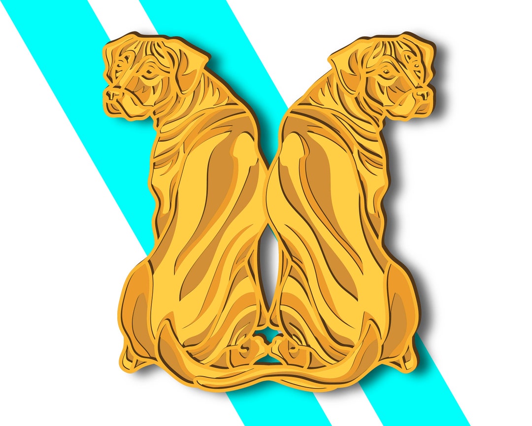 Rhodesian Multilayer Dog Mandala SVG/ Rhodesian Ridgeback Dog CNC ...