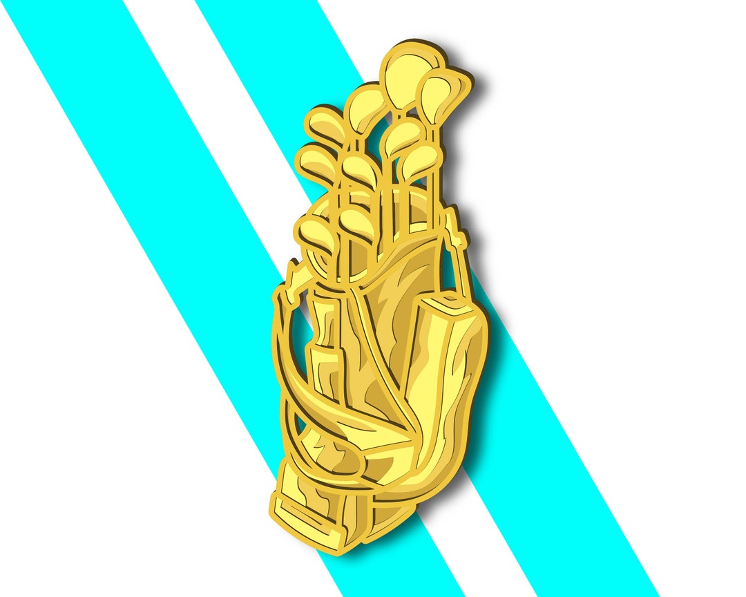 Golf Multilayer SVG/ Golf CNC/ Multilayer Svg/ Cutting File Svg/ Paper ...