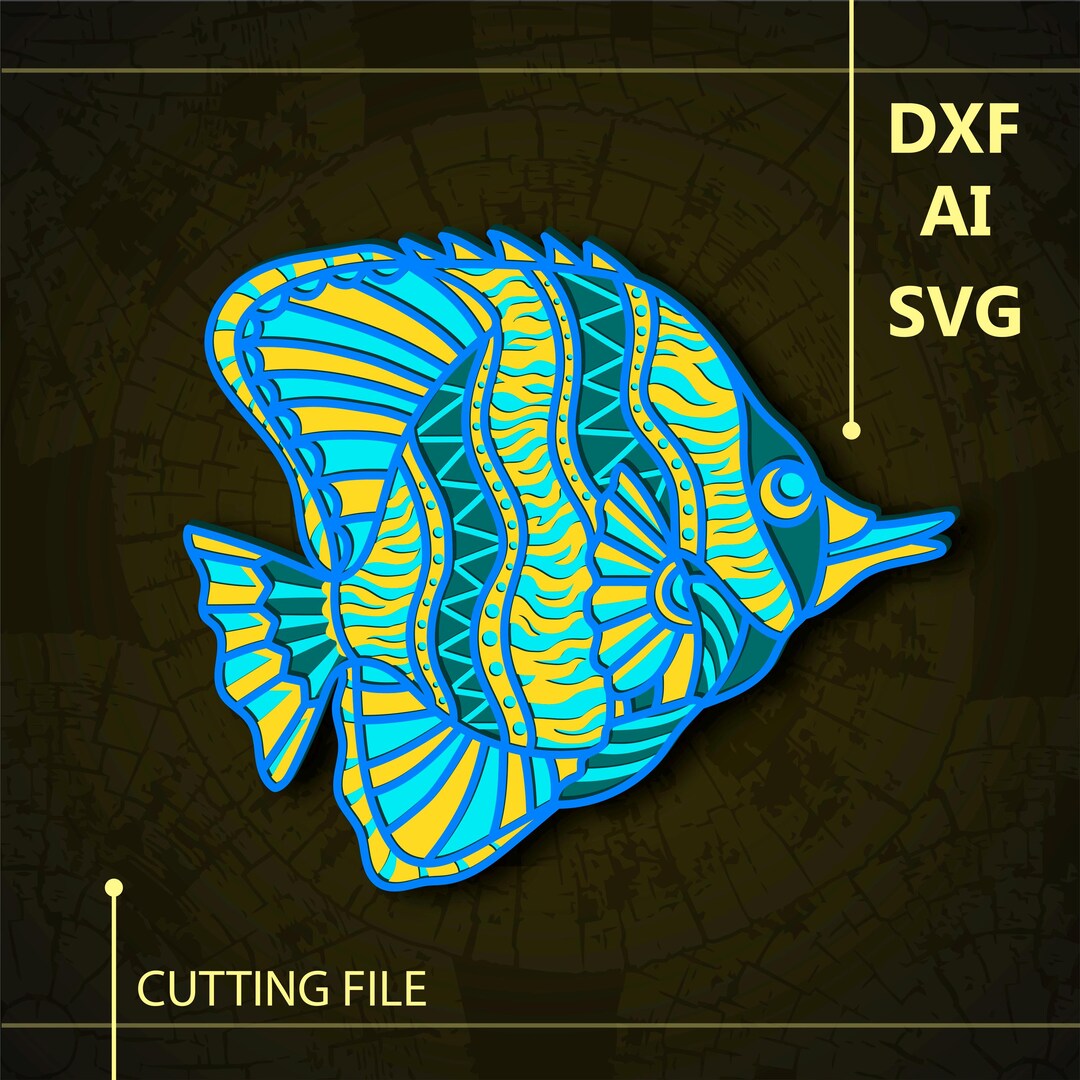 Fish Multilayer SVG/ Fish CNC File/ Cricut File / Cutting File Svg ...