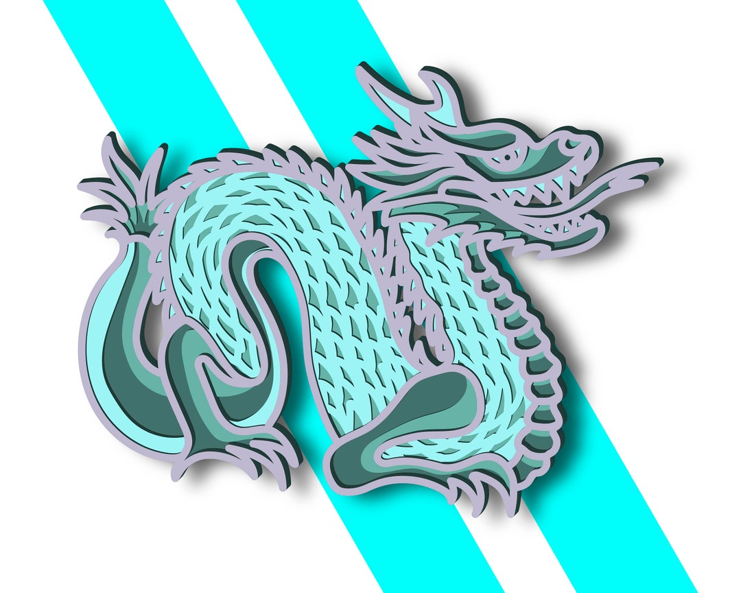 Dragon Mandala SVG/ Dragon CNC/ Multilayer Svg/ Cutting File - Etsy Dragon Mandala SVG/ Dragon CNC/ Multilayer Svg/ Cutting File - Etsy
