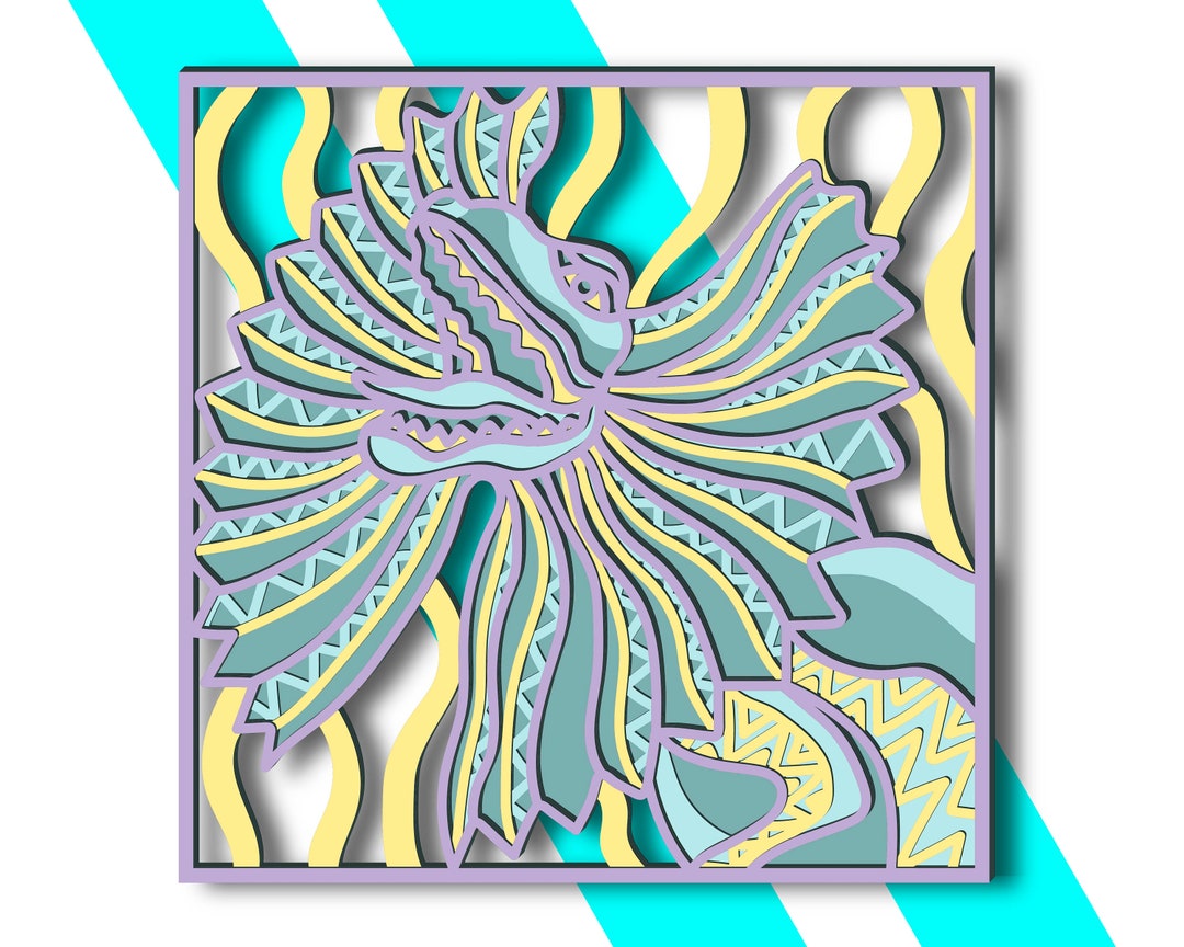 Dilophosaurus Multilayer SVG/ Dilophosaurus CNC/ Multilayer Svg ...