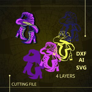 Bundle Halloween Multilayer SVG/ Halloween CNC File/ Cricut File ...