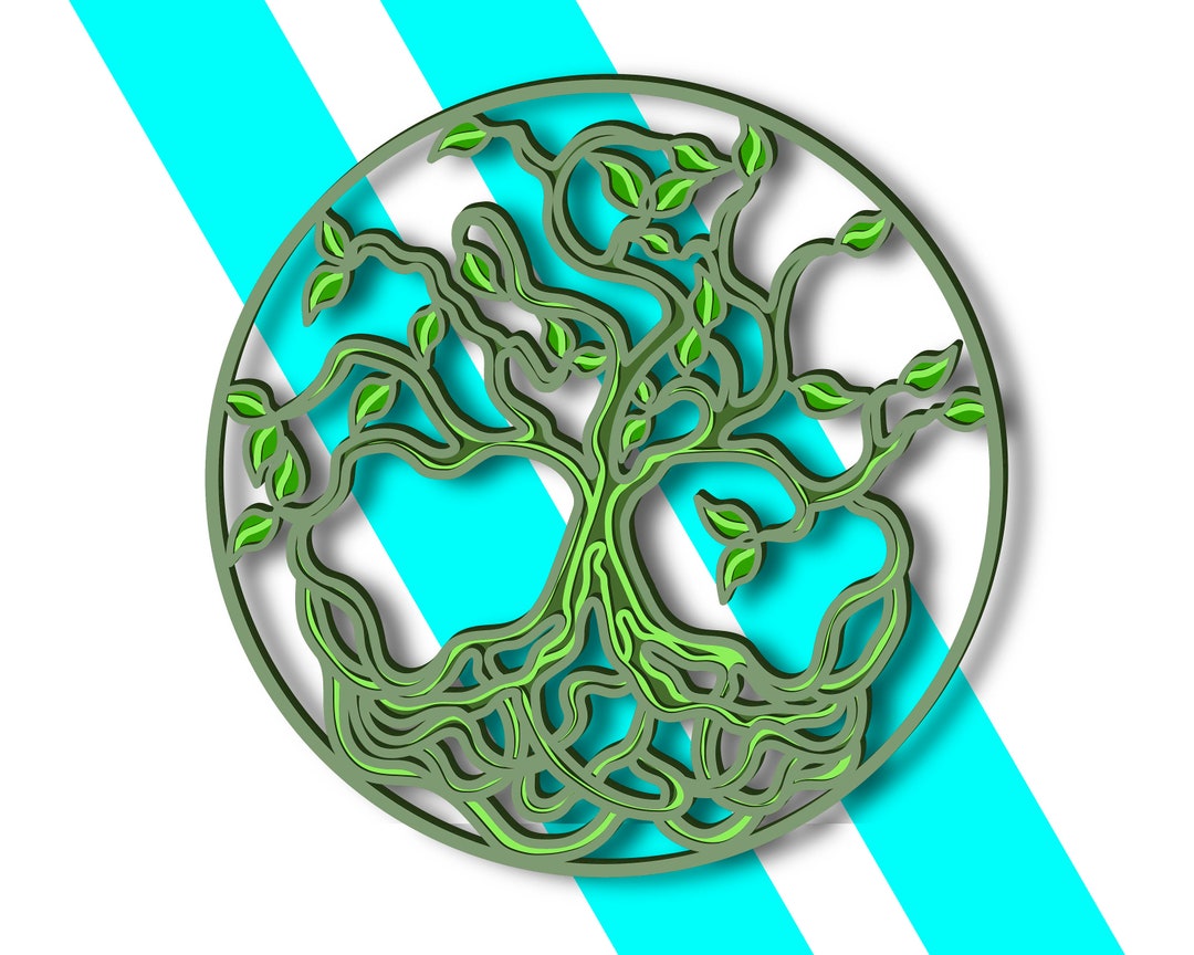 Tree of Life Multilayer SVG/ Tree of Life CNC/ Multilayer Svg/ Cutting ...