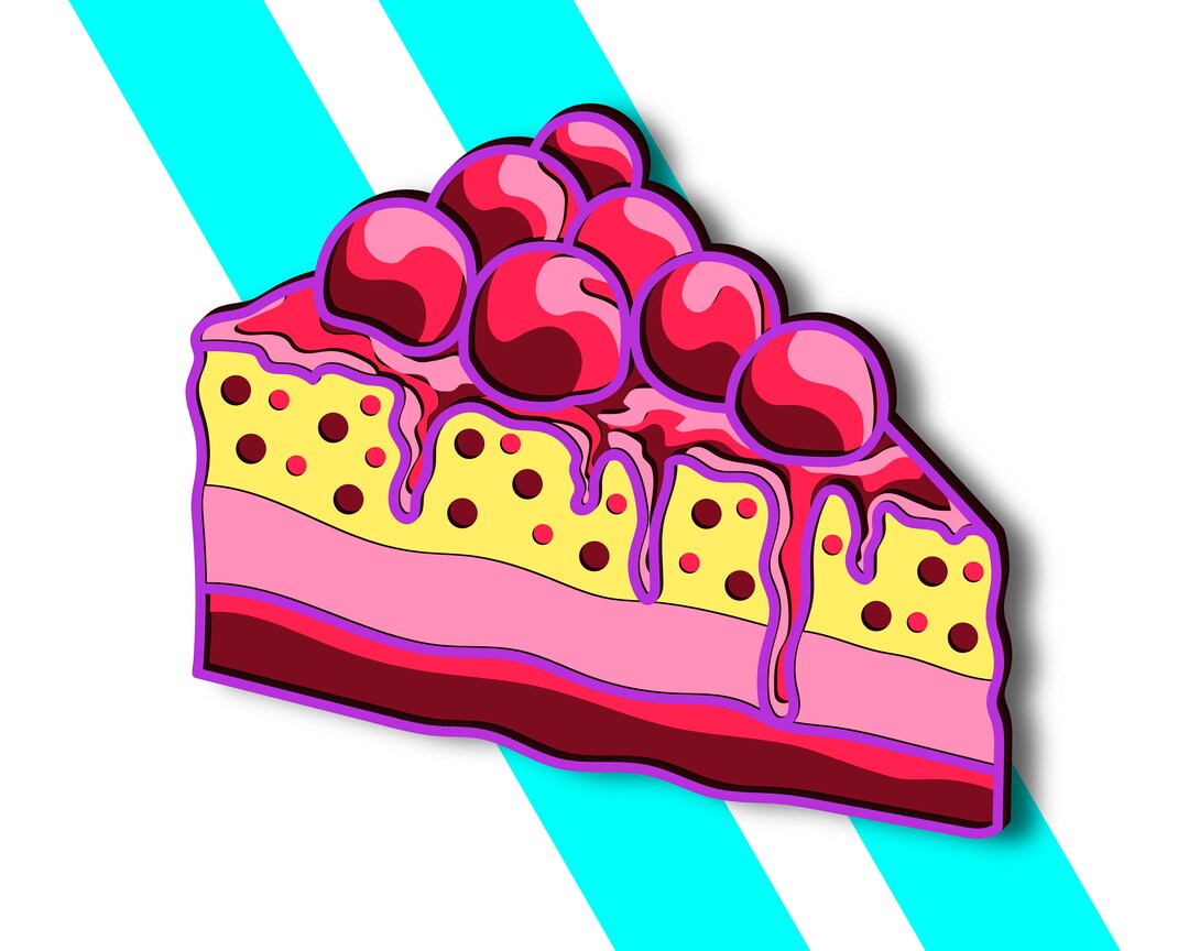 Cheesecake Multilayer SVG/ Cheesecake CNC/ Multilayer Svg/ Cutting File ...