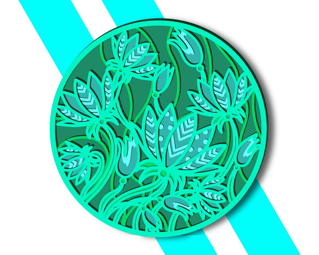 Flowers Multilayer SVG/ Flowers CNC/ Multilayer Svg/ Cutting - Etsy