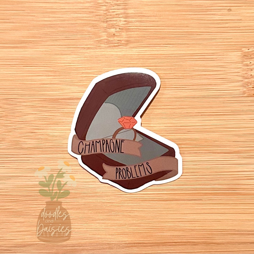 Taylor Swift: Champagne Problems Sticker - Etsy