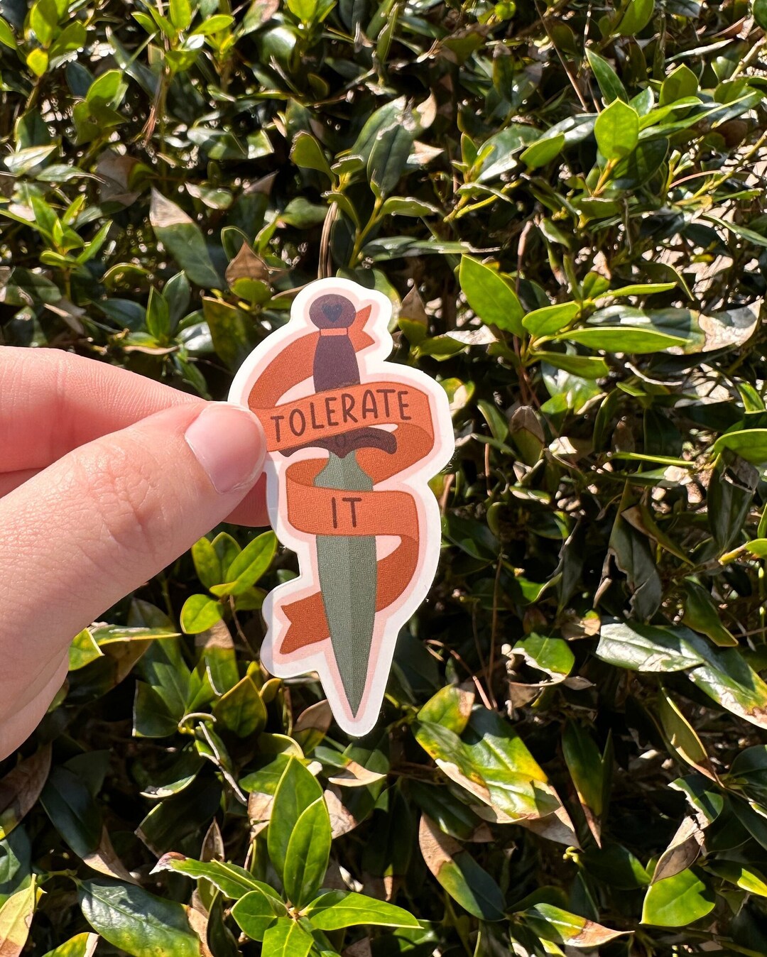 Taylor Swift: Tolerate It Sticker - Etsy