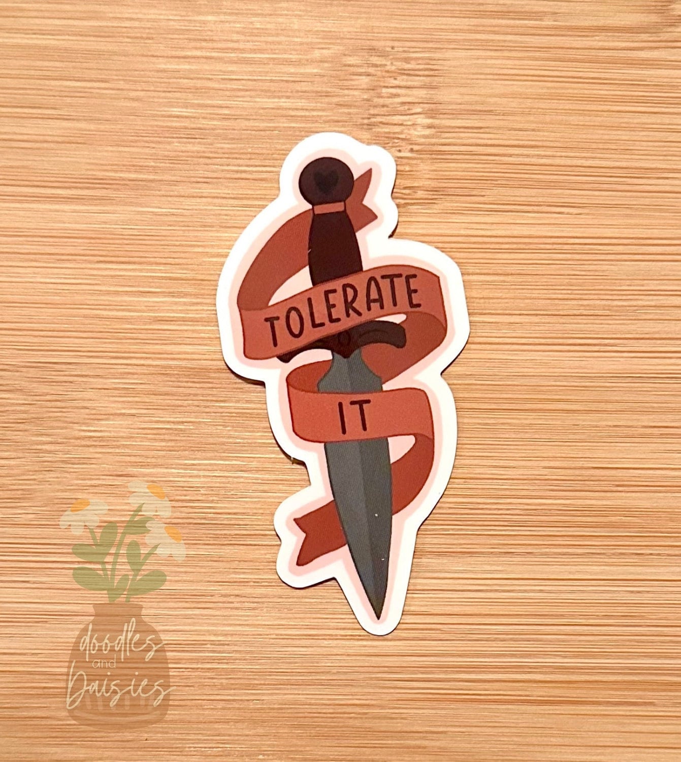 Taylor Swift: Tolerate It Sticker - Etsy