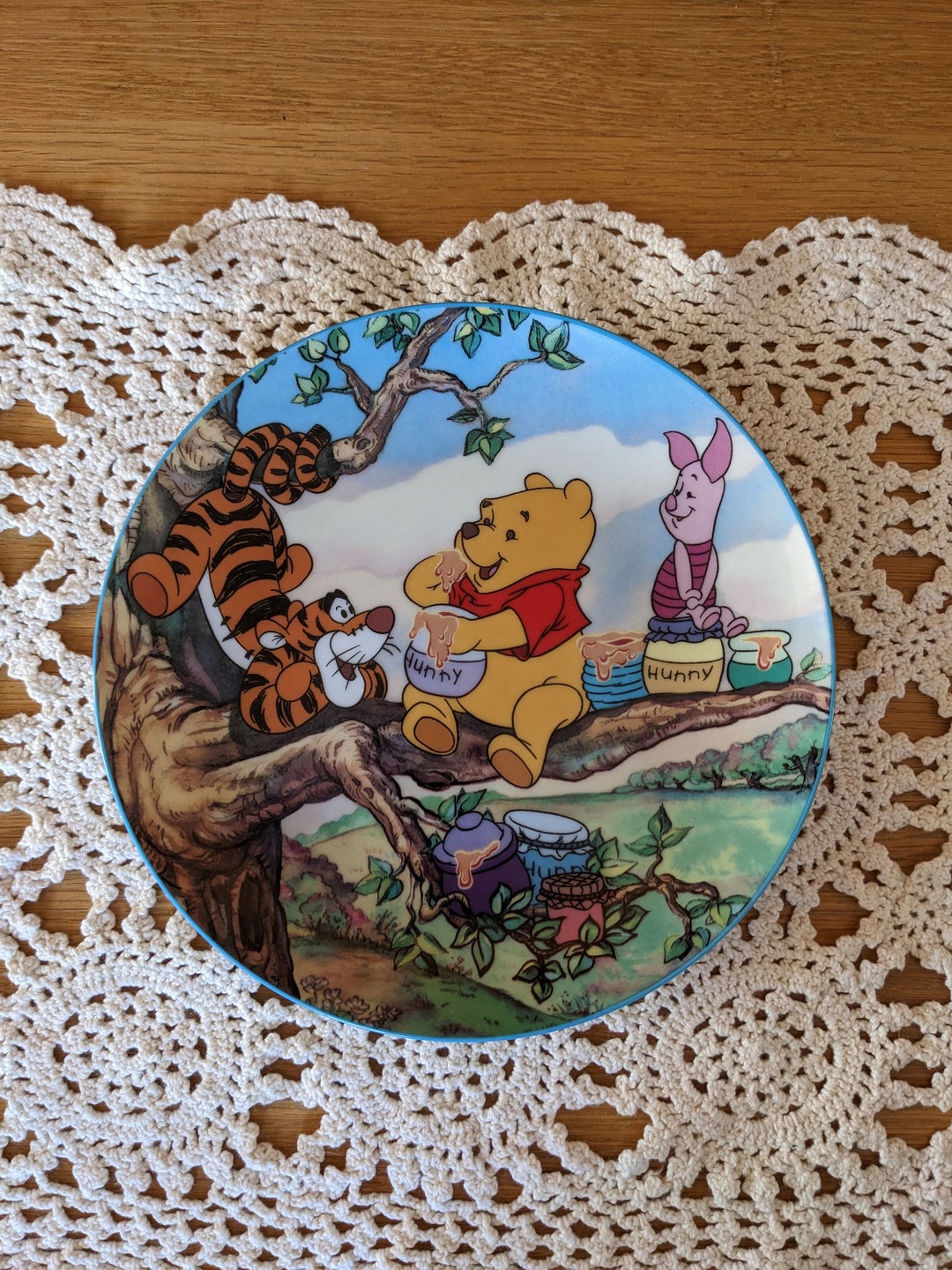 Winnie the Pooh Plate - Etsy