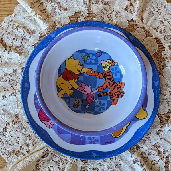 Winnie Pooh Plate - Etsy