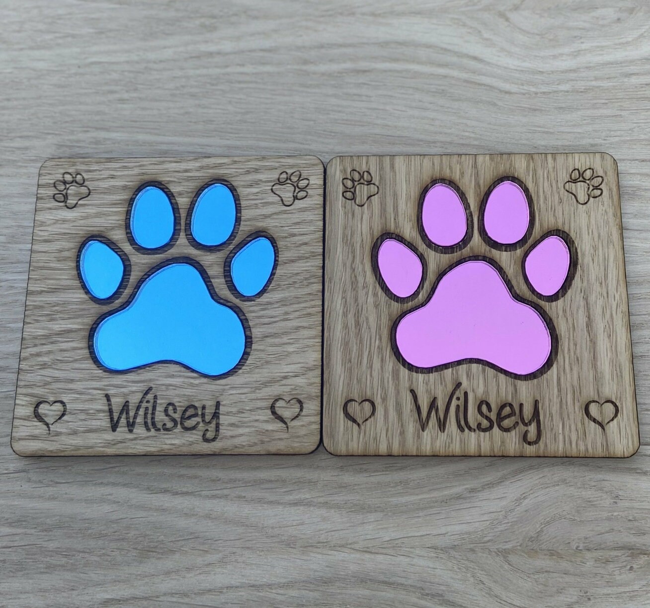 Dog Paw Coaster | Etsy