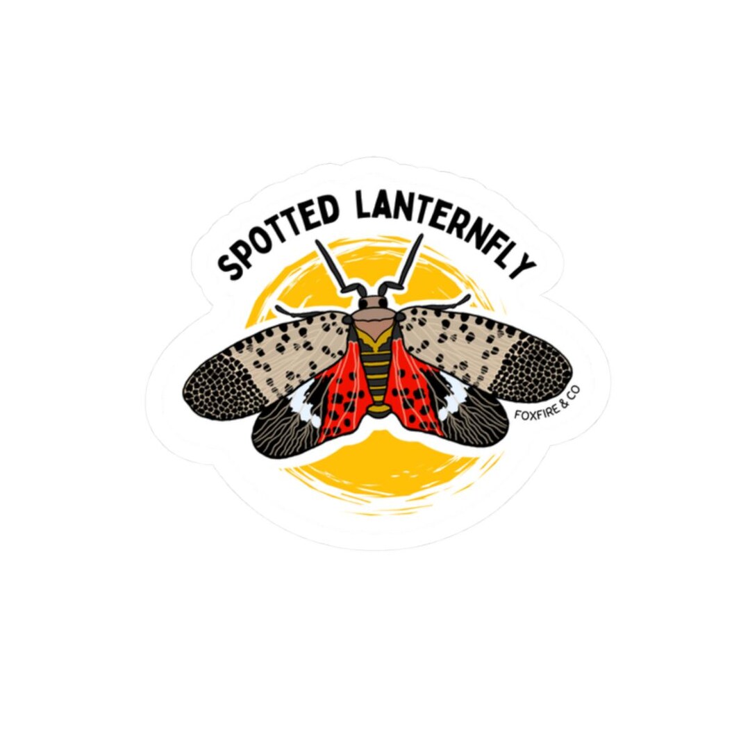 Spotted Lanternfly Kiss-cut Stickers | Nature Lovers | Invasive Species ...
