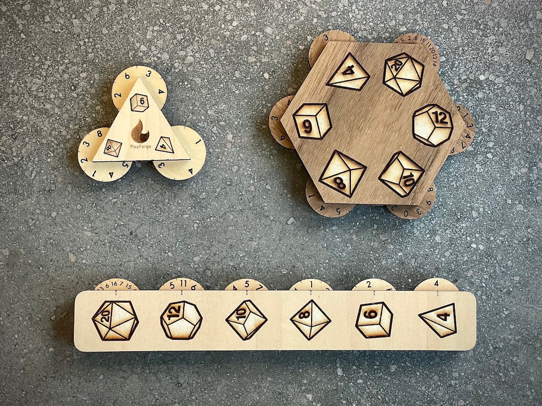 Wooden Dice Spinner for Rpgs - Etsy