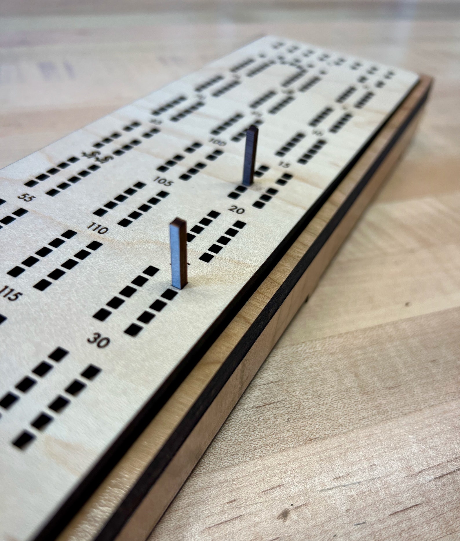Laser Cut Wooden Cribbage Board W/ Optional Storage Box - Etsy
