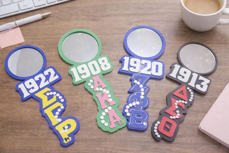 Sorority Handheld Mirror – Custom Greek Mirror Gift - Etsy