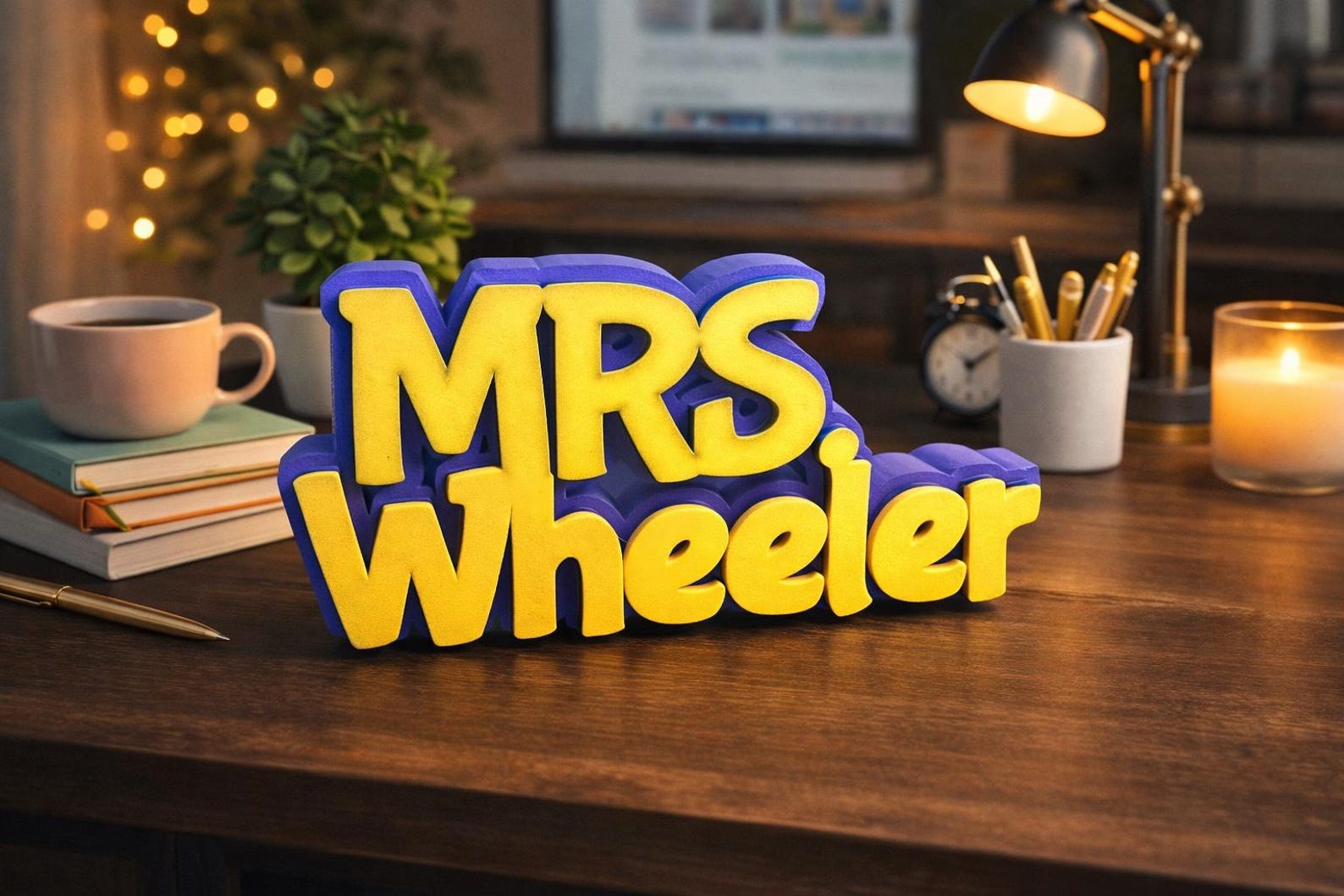 Sigma Gamma Rho Desk Set - Etsy