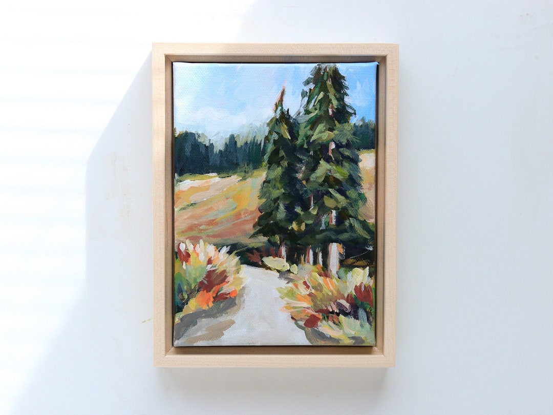 Colorado Tree Landscape Painting Colorado Tree Landscape Art Pine Tree ...