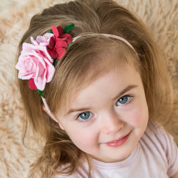 Baby Flower Headband - Etsy