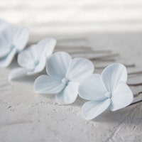 Snowdrop Flower Hair Pins Spring Wedding Hair Flowers Bridal Floral ...