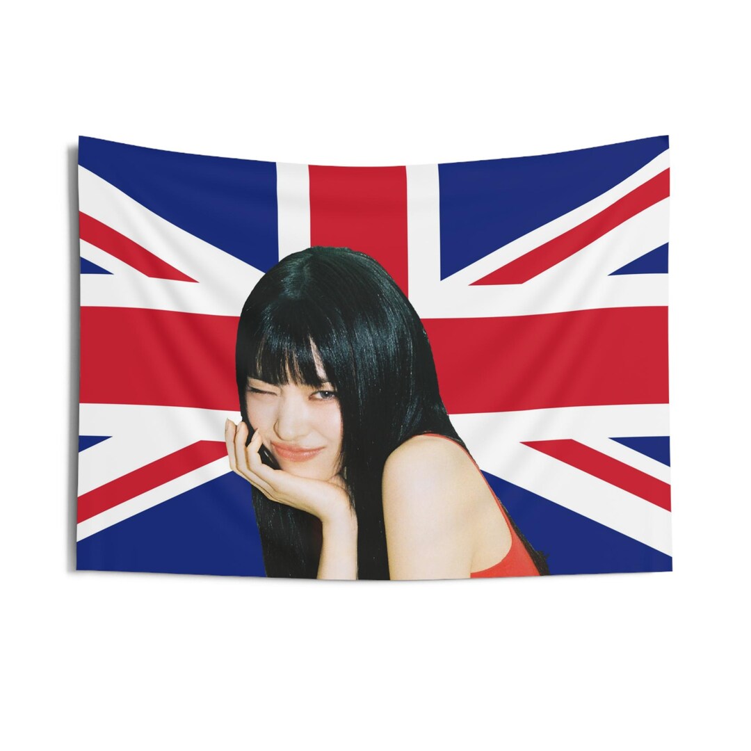 ITZY Ryujin Custom Union Jack, MIDZY Flag, Indoor Wall Tapestries ...