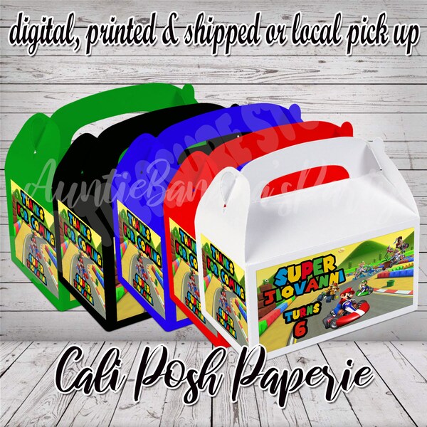 Super Mario Treat Box Svg - Etsy