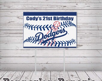 Outdoor Dodgers Sign - Etsy