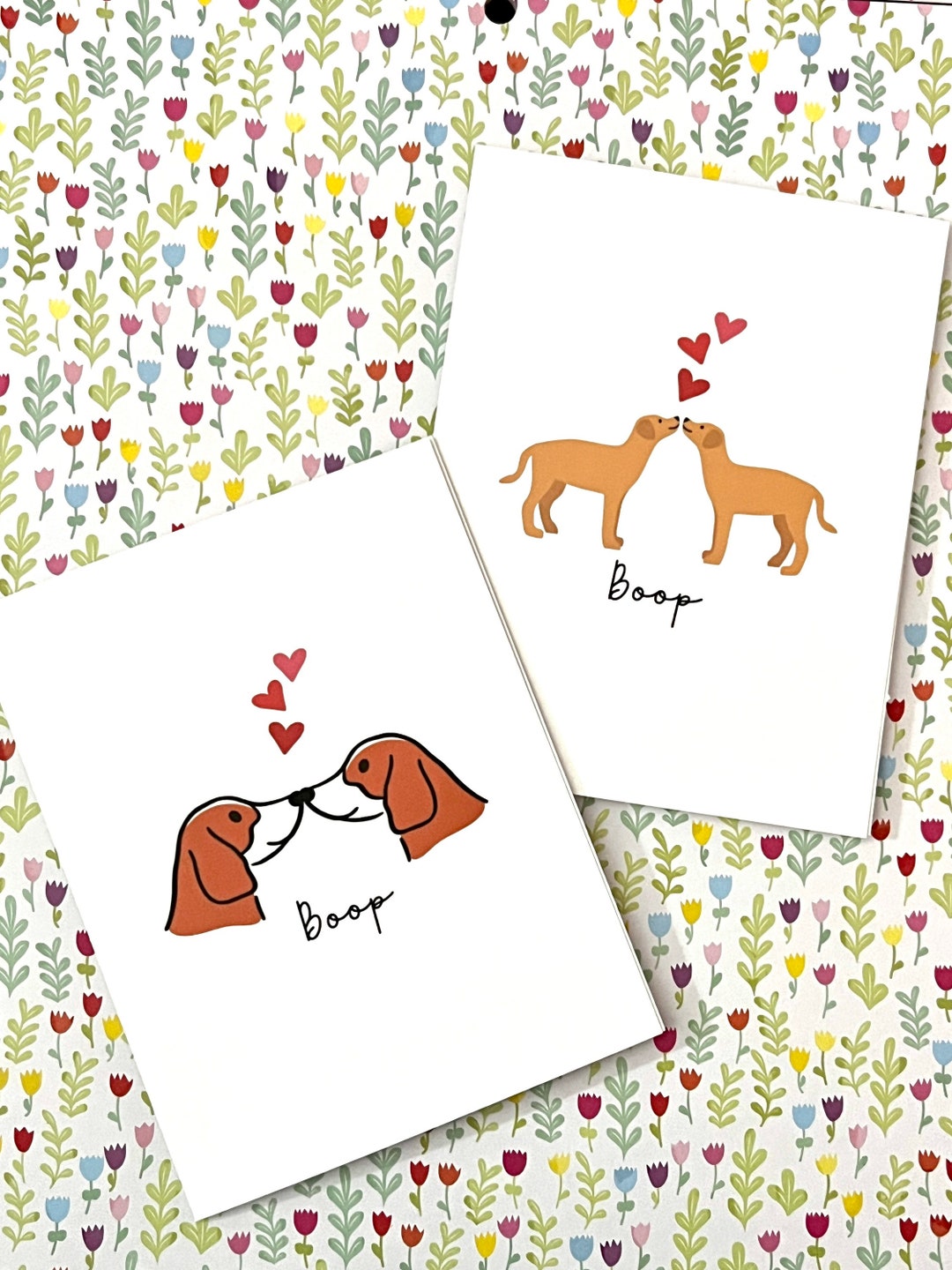 Boop Noses Love Card, Love Cards, Dogs Booping Noses Cards, Anniversary ...