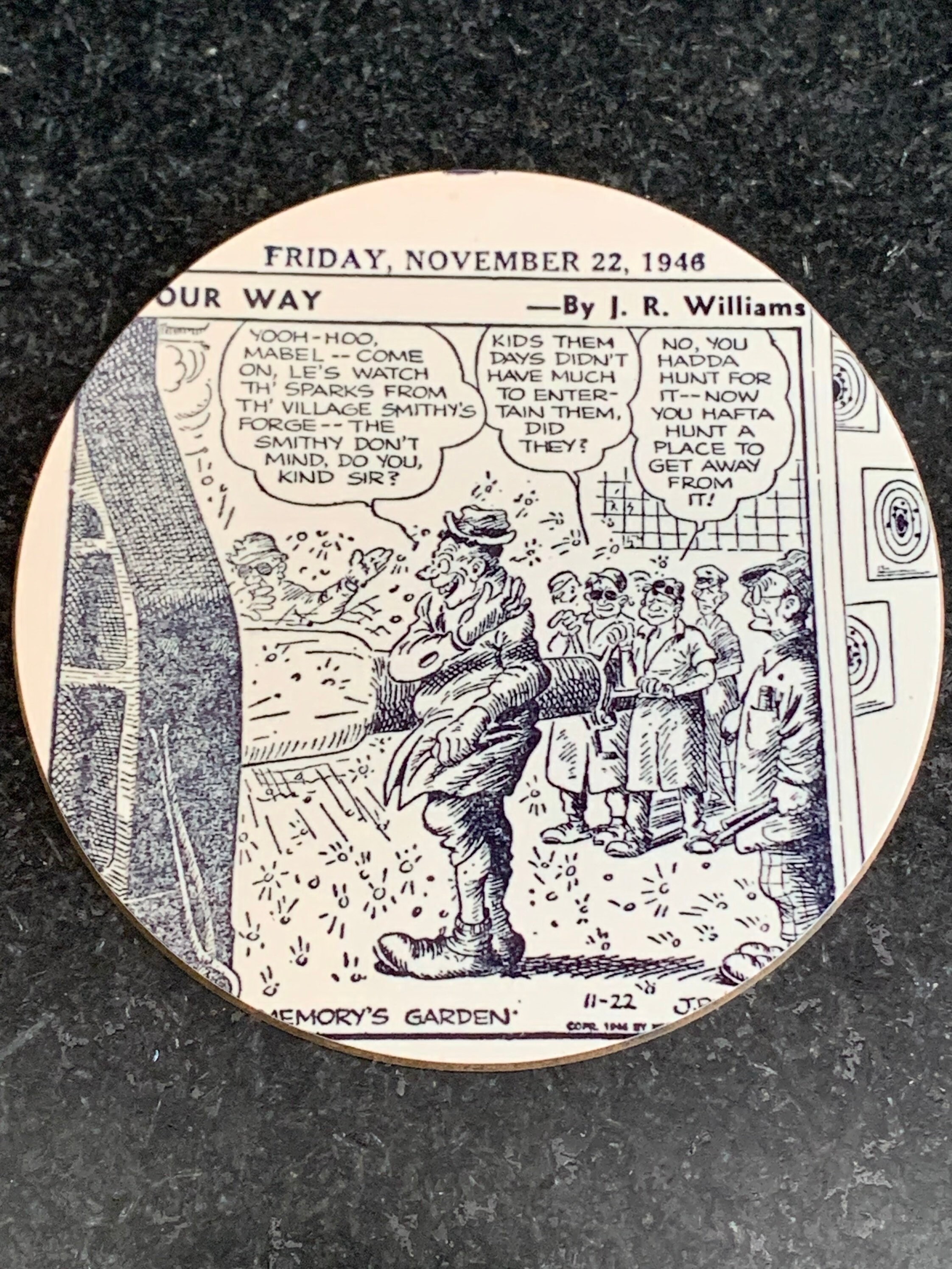 1946 Vintage Newspaper Coasters Vintage Comics Retro Comics | Etsy