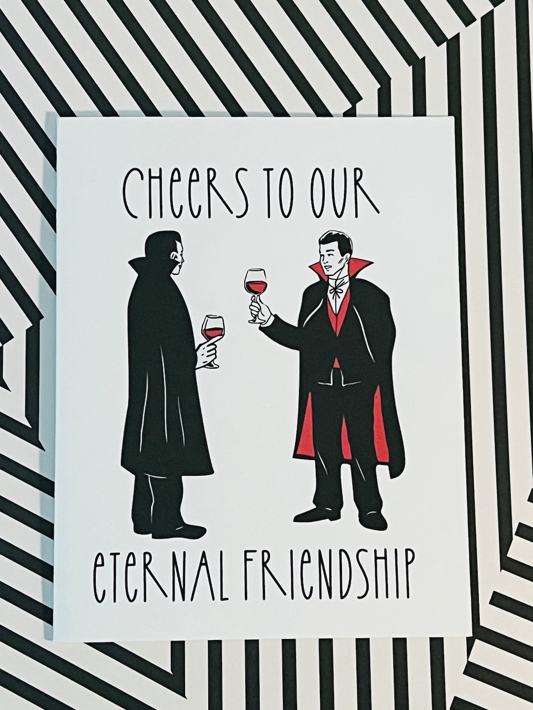 Vampire Friendship Card: Bestie GNO Bachelorette Card - Etsy