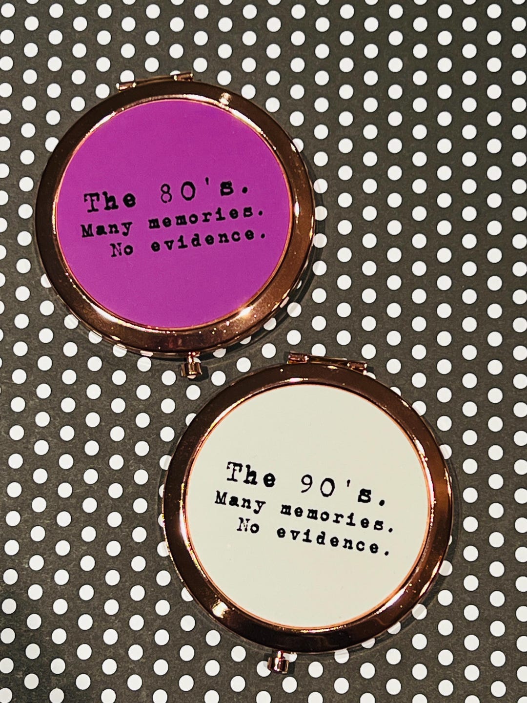 Funny 80s 90s Before Social Media Compact Mirror: Personalized Travel ...