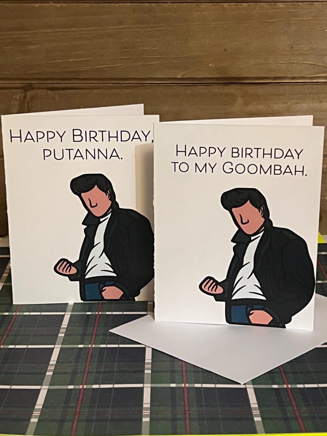 Funny Italian Birthday Card: Goombah, Bada-bing - Etsy