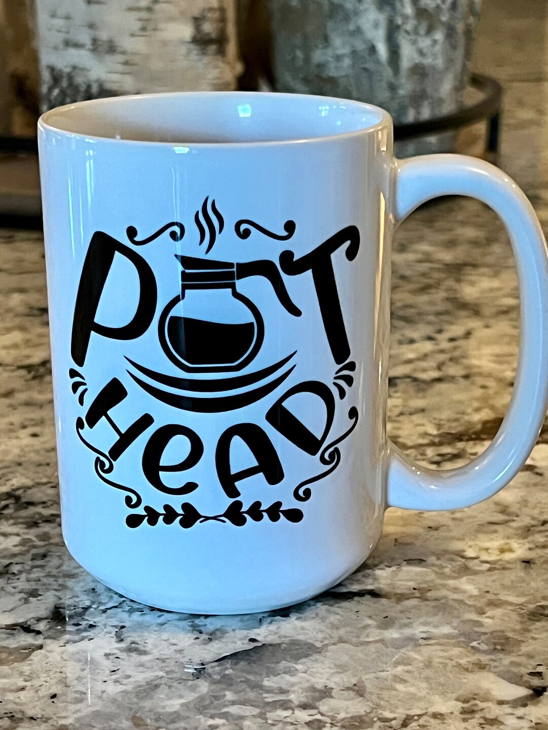 Pot Head Coffee Mug, Funny Adult Coffee Mug, Fun Gift Ideas, Sarcastic ...