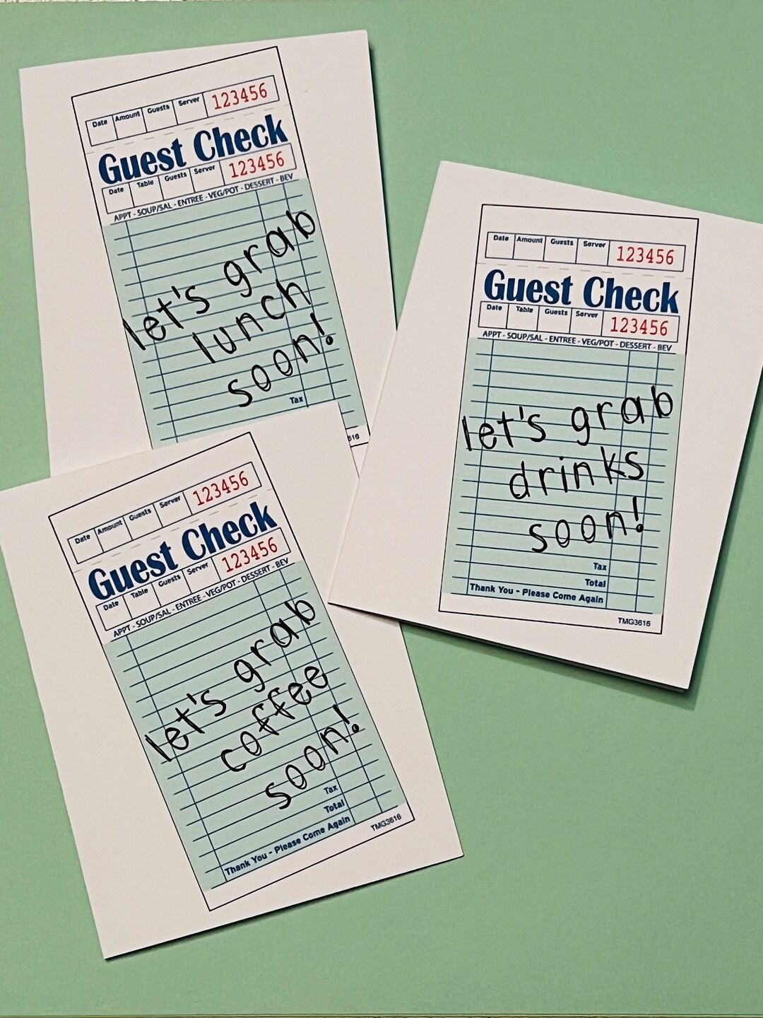 Let’s Grab Lunch Soon Card - Let’s Grab Drinks - Let’s Grab Coffee ...