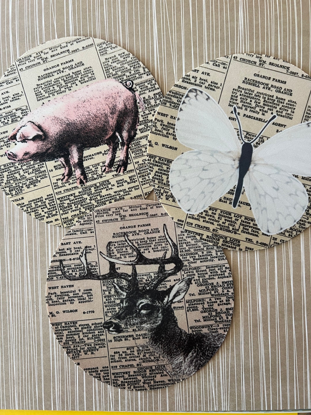 1946 Newspaper Jar Opener, Vintage New Haven Register Inspired Rubber ...