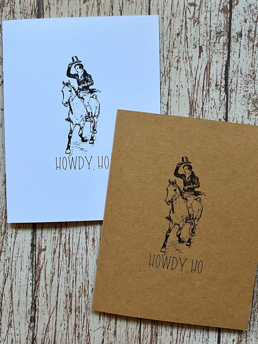 Howdy Ho Friendship Card Girlfriend Card Funny Cards for Friends Just ...