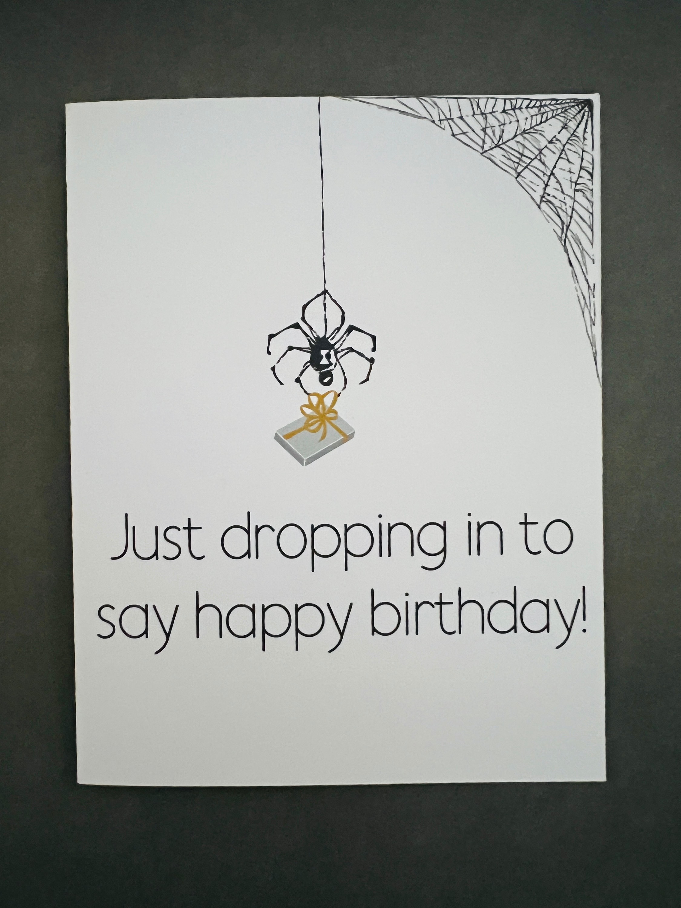 Dropping in to Say Happy Birthday, Happy Birthday, Funny Birthday Card ...