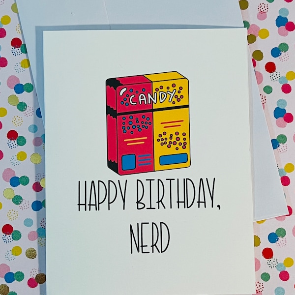 Nerd Card - Etsy