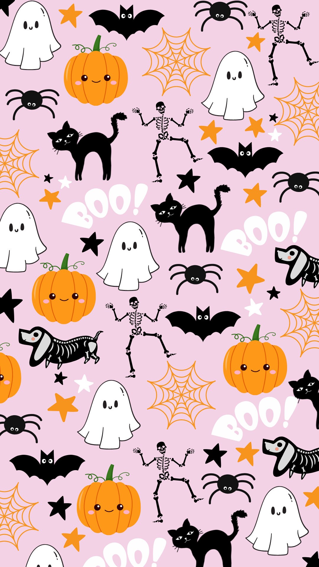 Cute Halloween Background for iPhone or Android. (Download Now) - Etsy