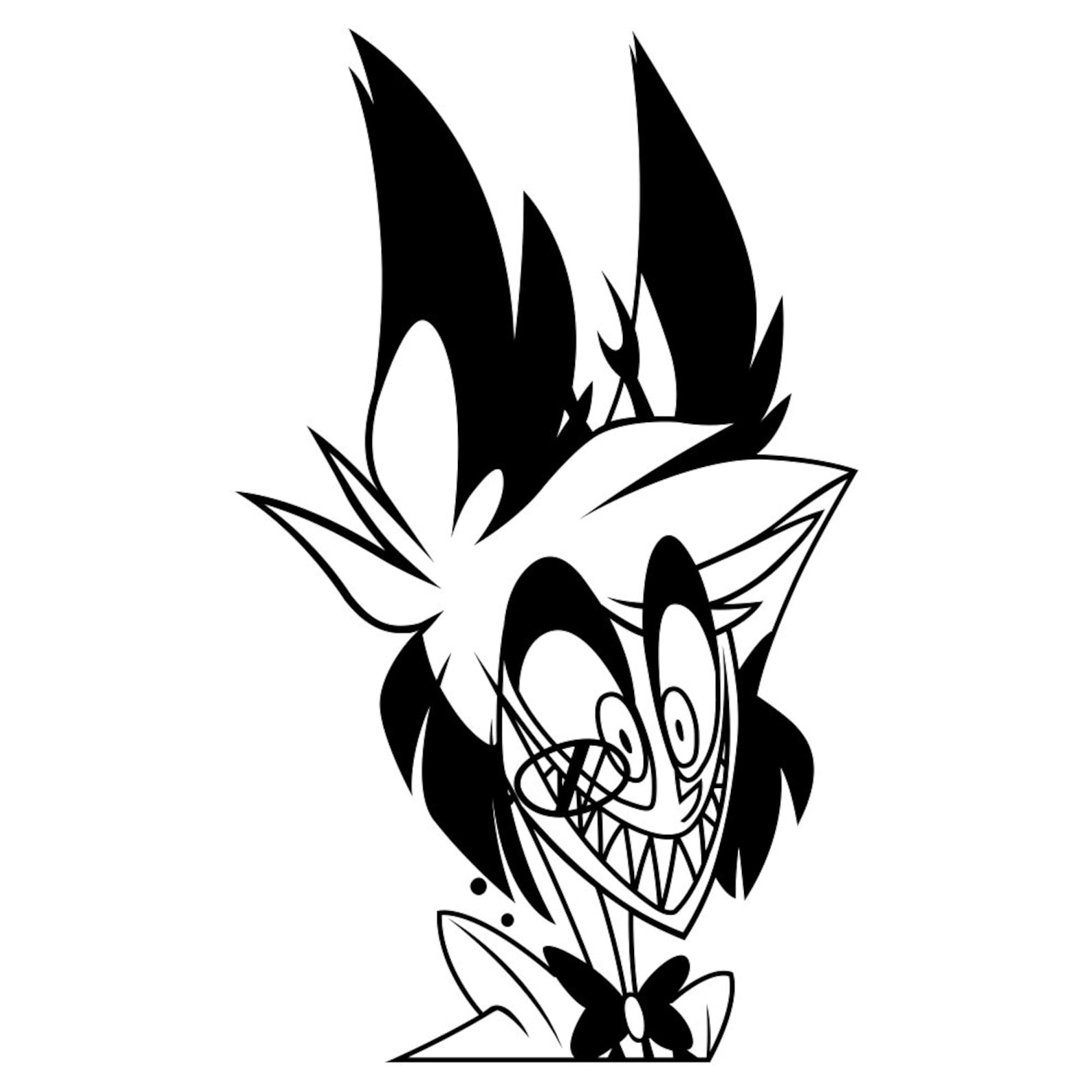 Hazbin Hotel Alastor Decal | Etsy