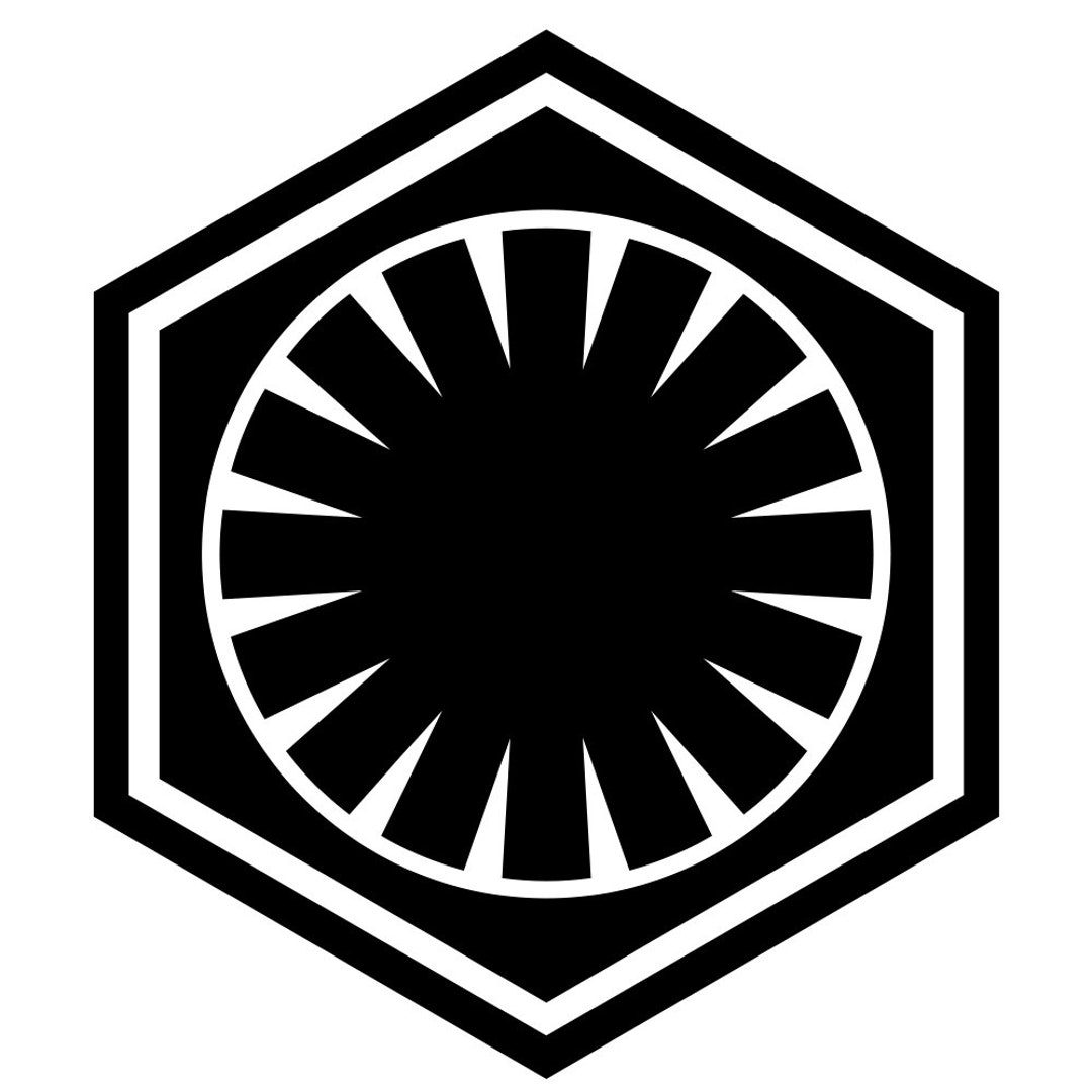 Star Wars - First Order Logo Decal - Etsy