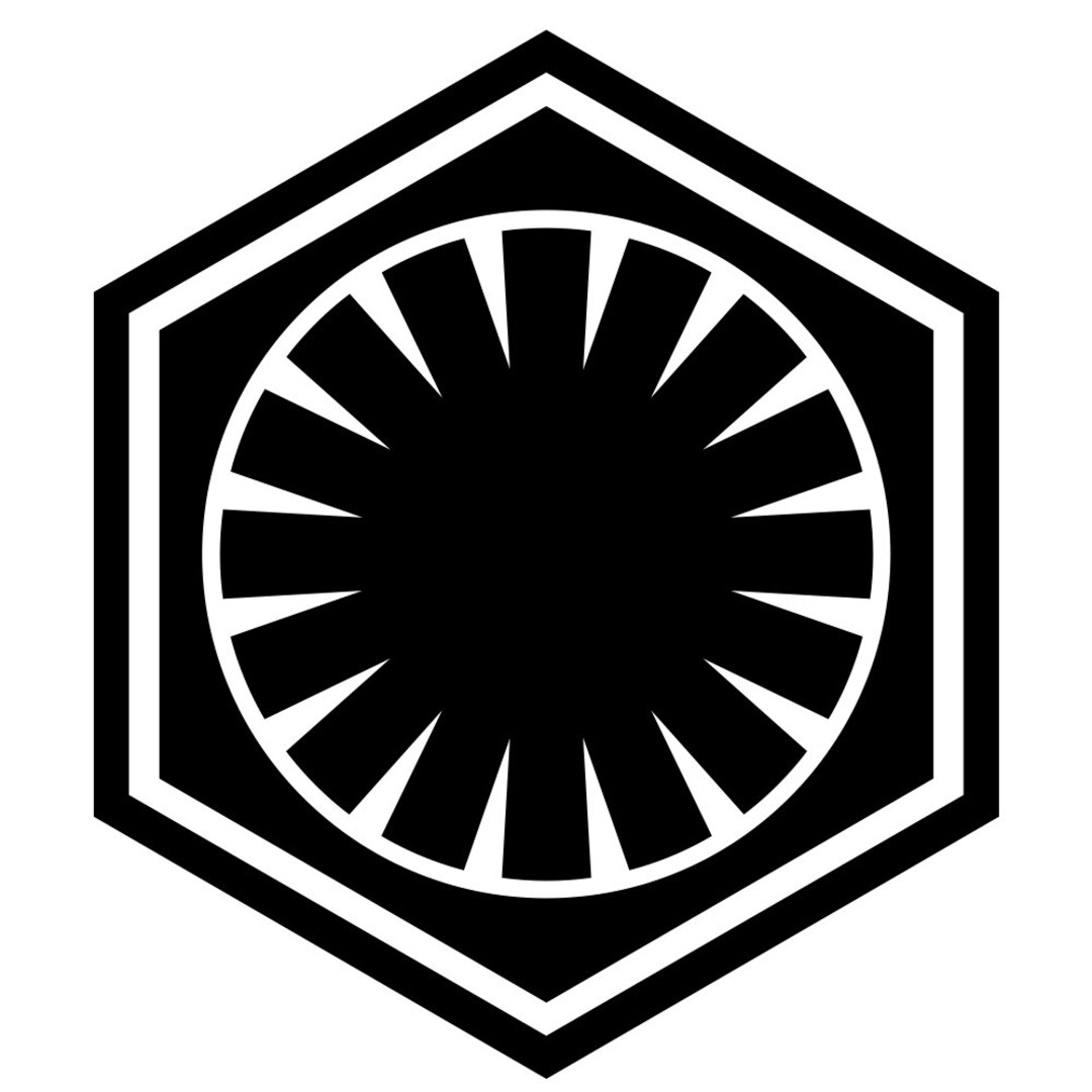 Star Wars First Order Logo Decal Etsy