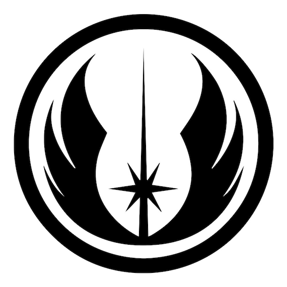 Star Wars Jedi Logo Decal | Etsy