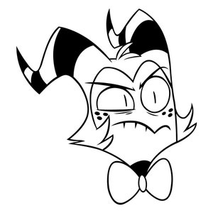 Helluva Boss Moxxie Decal | Etsy