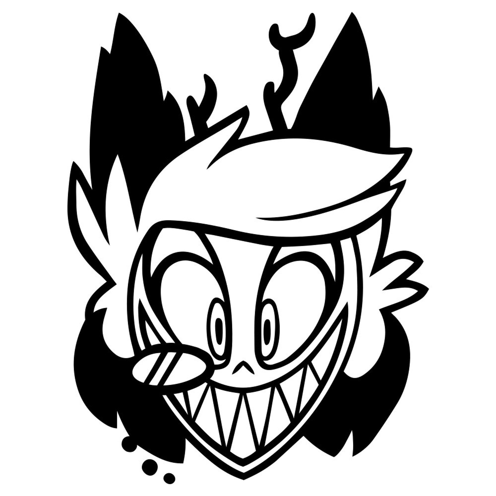 Hazbin Hotel - Alastor Decal 2 - Etsy