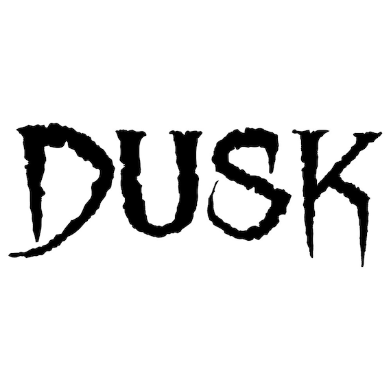 DUSK Logo Decal - Etsy UK