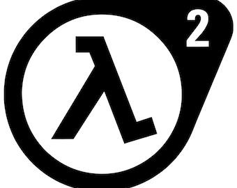 Lambda Half-life Spray Paint - Vinyl Decal - Etsy