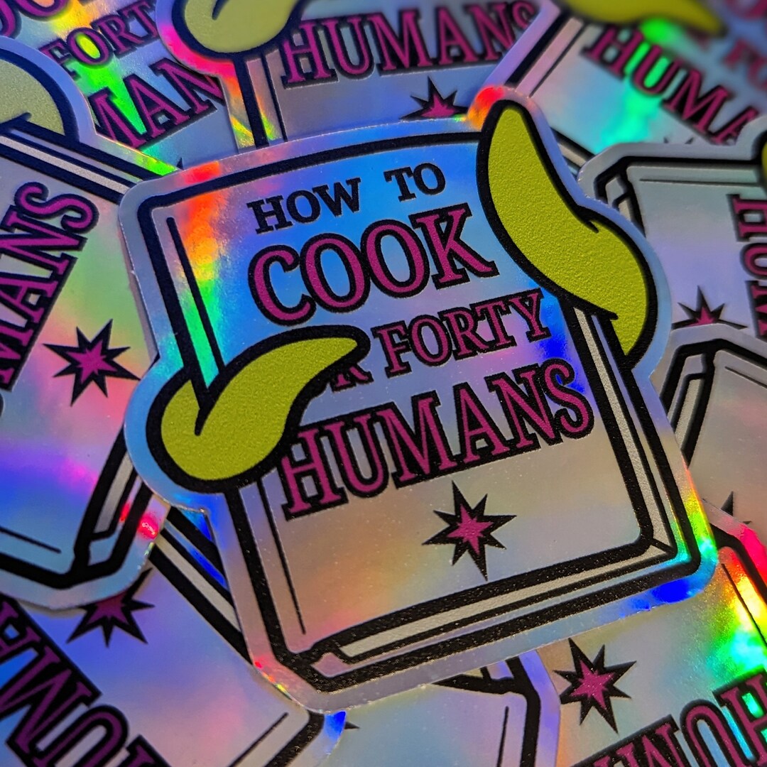 The Simpsons How to Cook for Forty Humans - Rainbow Foil Hologram - Etsy