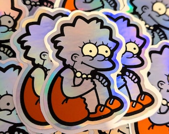 The Simpsons Mr Sparkle Sticker Rainbow Foil Hologram - Etsy